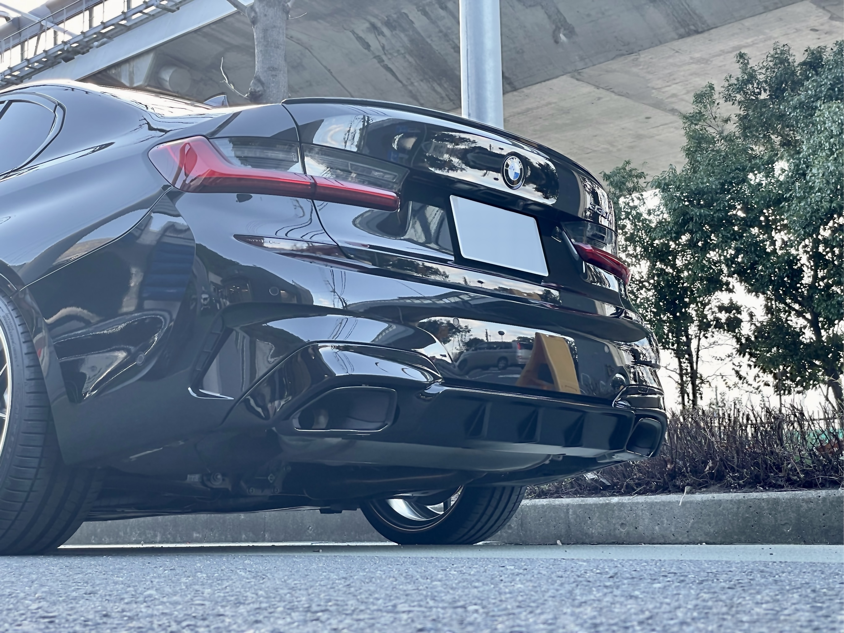 G20 330i Msport end.cc Rear Diffuser FRP × M340テールエンドでM340仕様に! - ALLZU ...