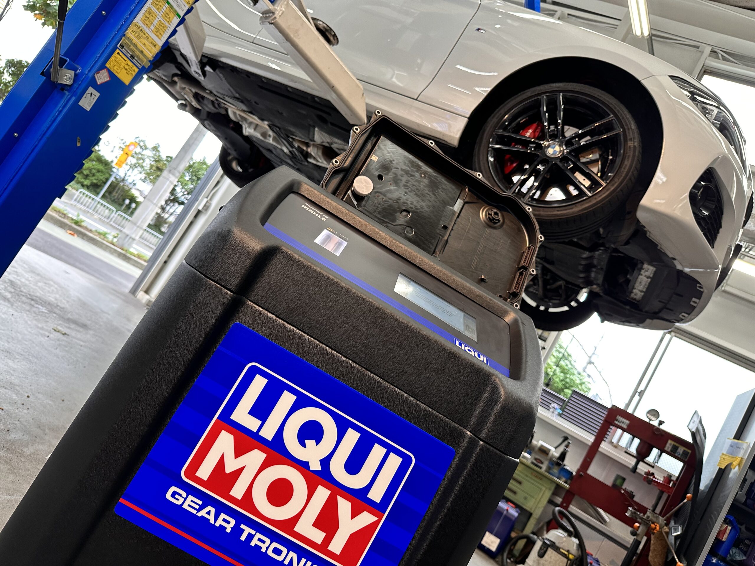F20 118d Msport に LIQUI MOLY GEAR TRONICⅢでまるでALPINAのような絹のようなシフトフィーリングに ...