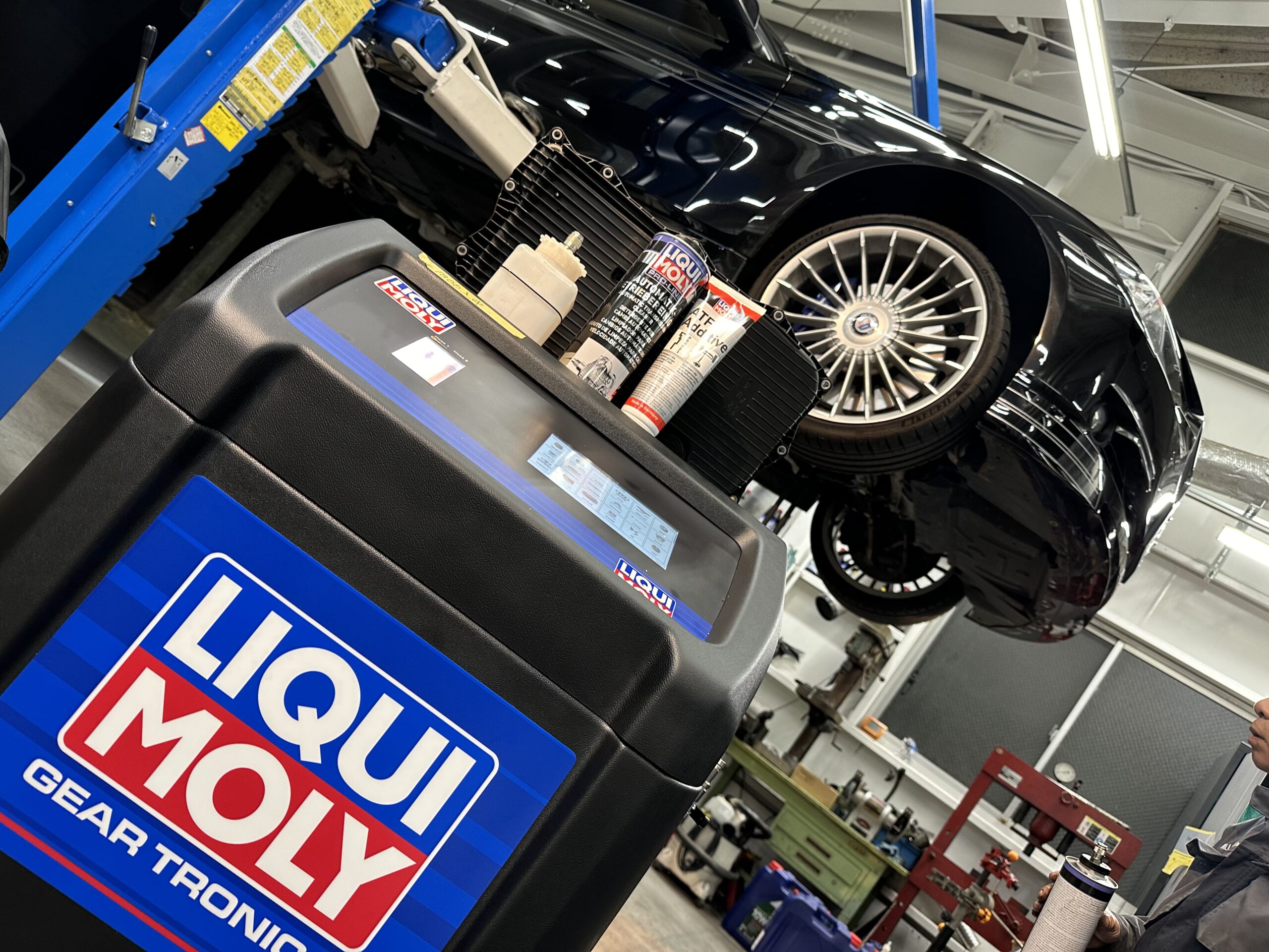 F30 ALPINA B3 に LIQUI MOLY GEAR TRONICⅢで絹のようなシフトフィーリングを取り戻せ！ - ALLZU ...