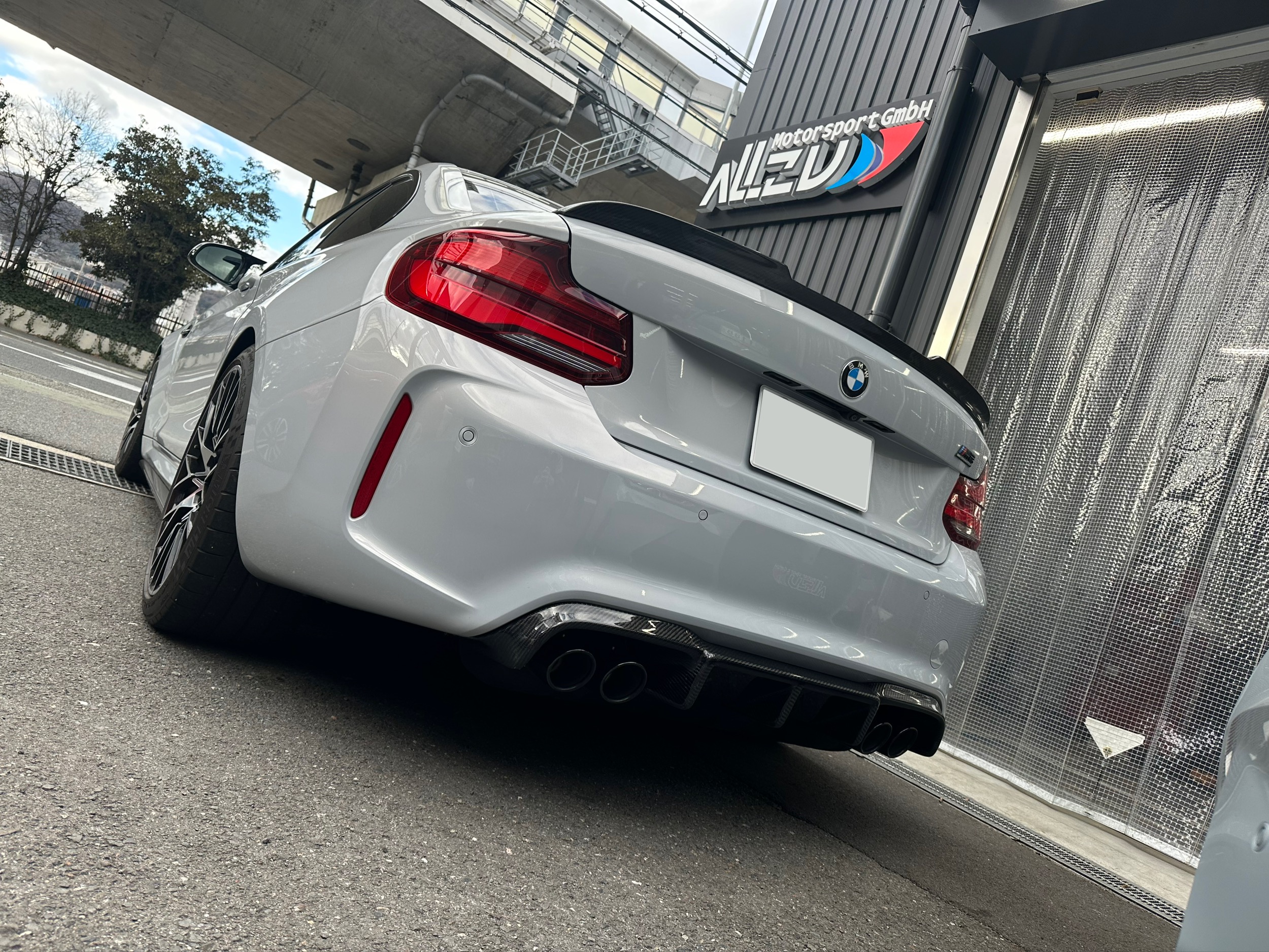 F87 M2 Competitionにend.cc Rear Diffuser ＆ Trunk Spoiler。 - ALLZU ...