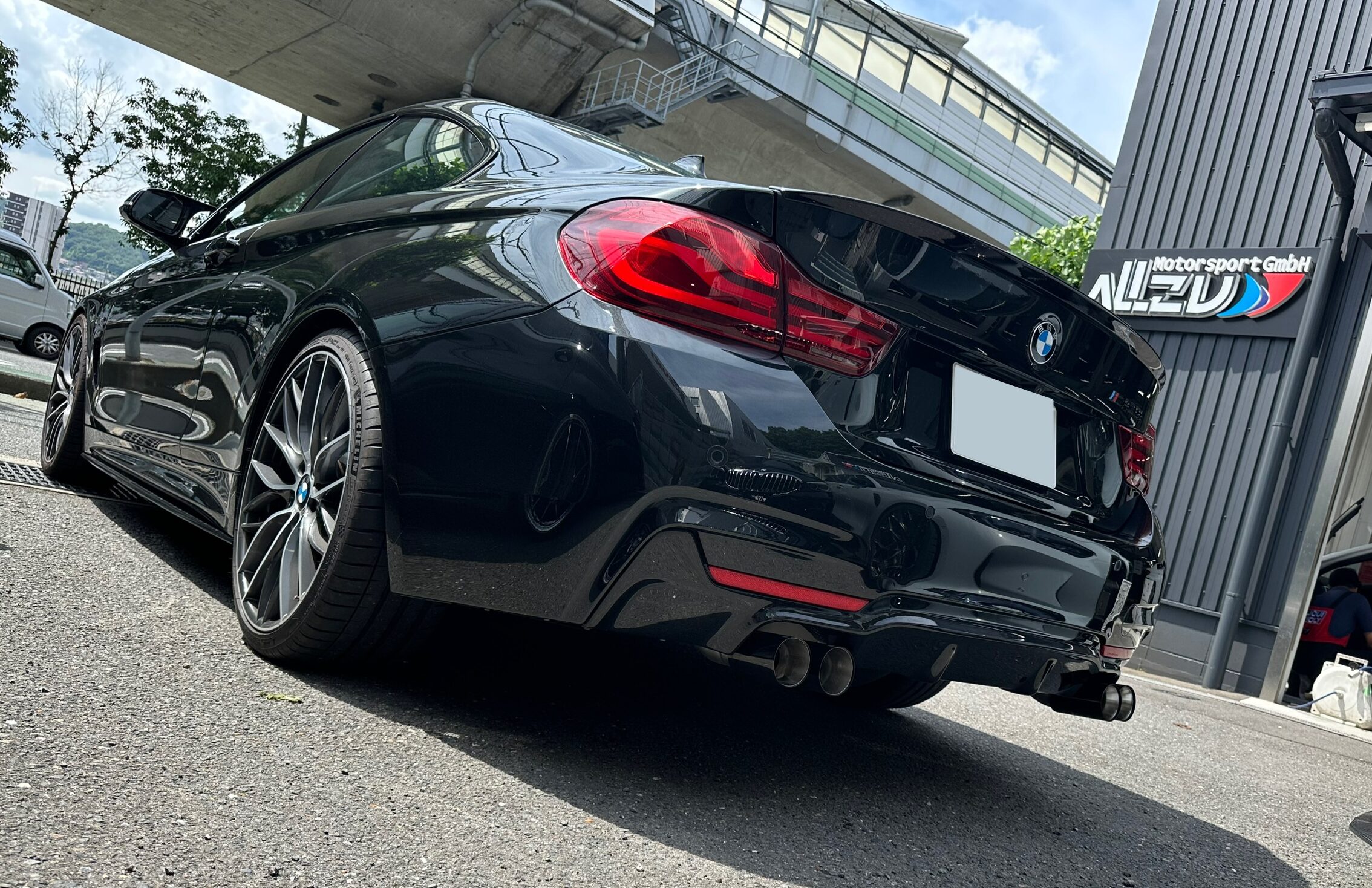 F32 420i Msport LCI に REMUS CATABACK BLACK DUAL TAIL！マフラーサウンド動画付き ...